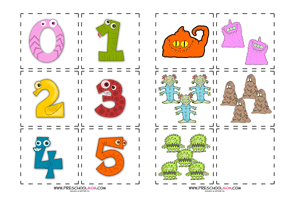 Monster Preschool Printables